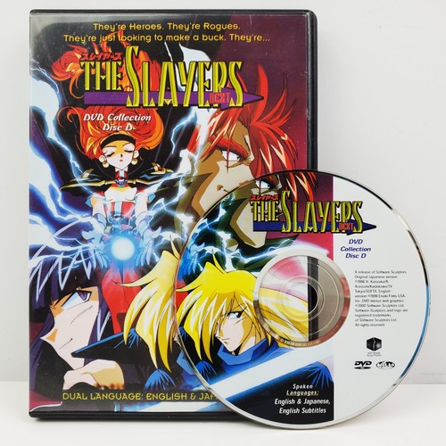 The Slayers Anime DVD Collection Disc D Tested English Japanese Vintage ...