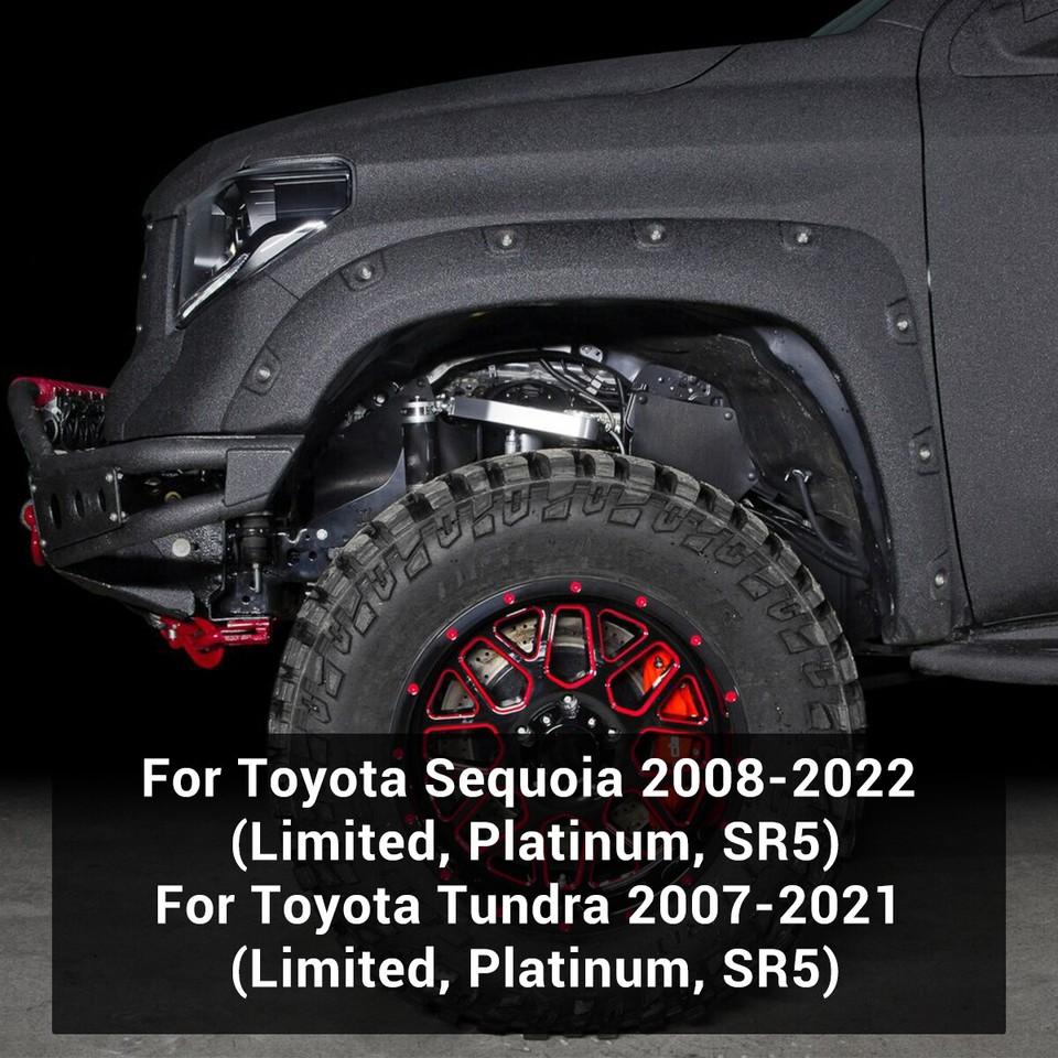Splash Shield For Toyota Tundra & Sequoia 2007-2022 Fender Liner Apron ...