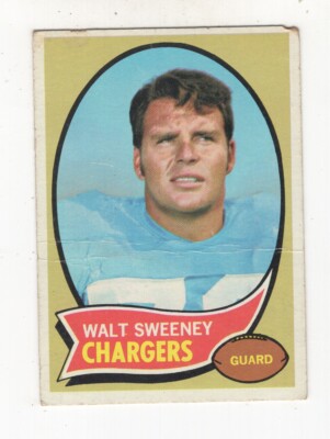 1970 TOPPS FOOTBALL WALT SWEENEY SAN DIEGO CHARGERS #173 | eBay