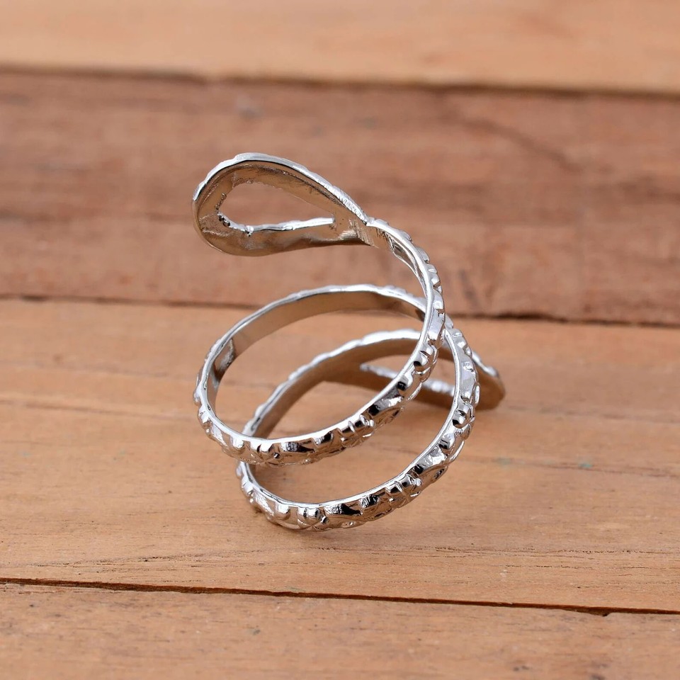 Adjustable arthritis ring, 925 Silver splint ring, Silver Swan Neck ...