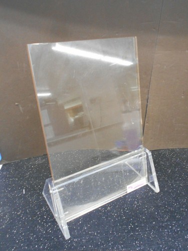 USA SCIENTIFIC PLASTICS PROTECTIVE LAB BENCH SHIELD STAND 12" X 18.75 ...