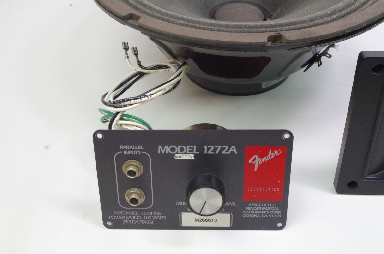 Fender 1272A Passive Speaker Horn Crossover & Woofer | eBay