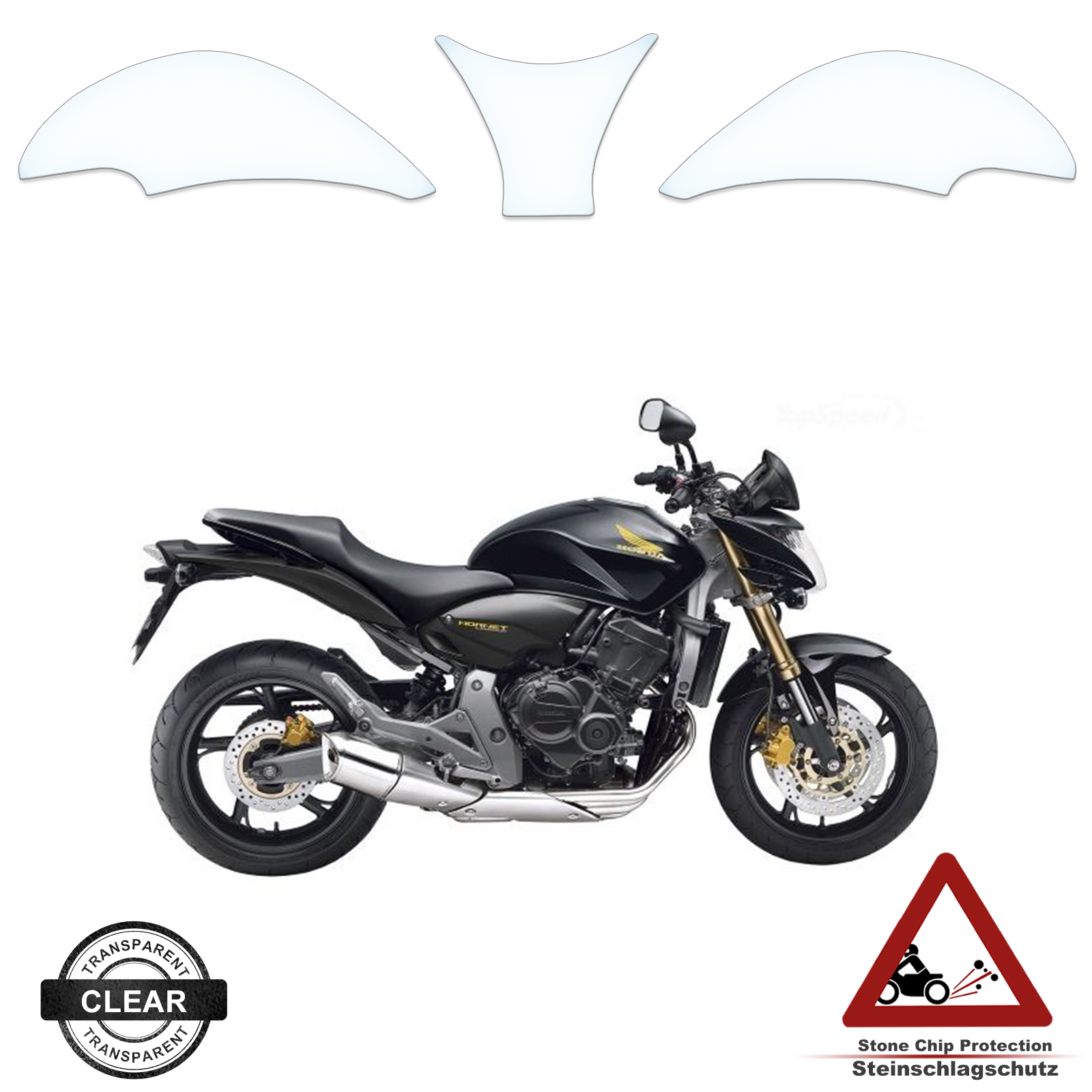 Fuel Tank Protection Tankpad Honda CB 600 F Hornet 2011-2012 clear | eBay