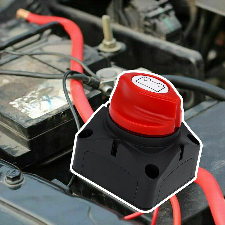 Marine Boat Cut Off Battery Isolator Switch Removable Knob Kill 12V/24V ...