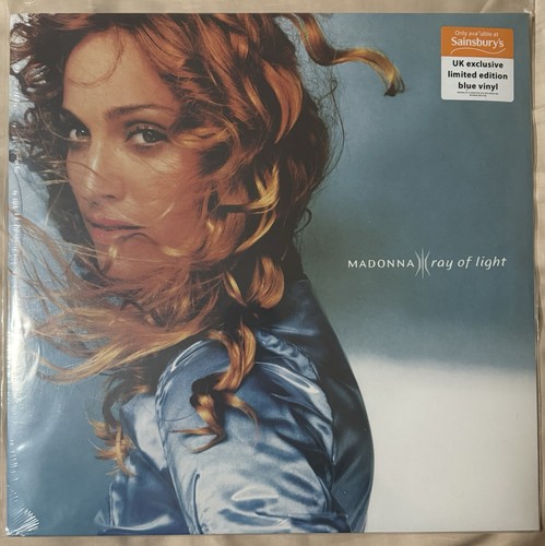 Madonna – Ray Of Light 12" 2017 Blue Vinyl Sainsbury's SEALED | eBay