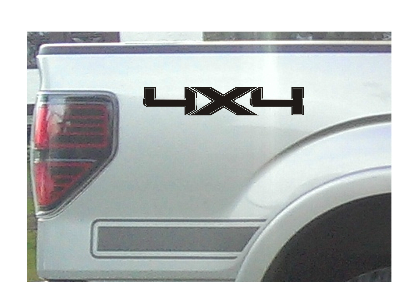 4x4 Truck Bed Decals, Black (Set) for Ford F-150 and Super Duty | eBay