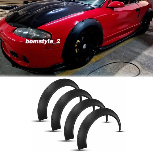 FOR MITSUBISHI ECLIPSE 2G Fender Flares Extension Wide Body Kit 3.5 ...