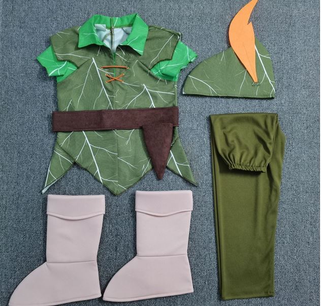 NEW Kids Boys Cosplay Peter Pan Fancy Dress Costume Set | eBay