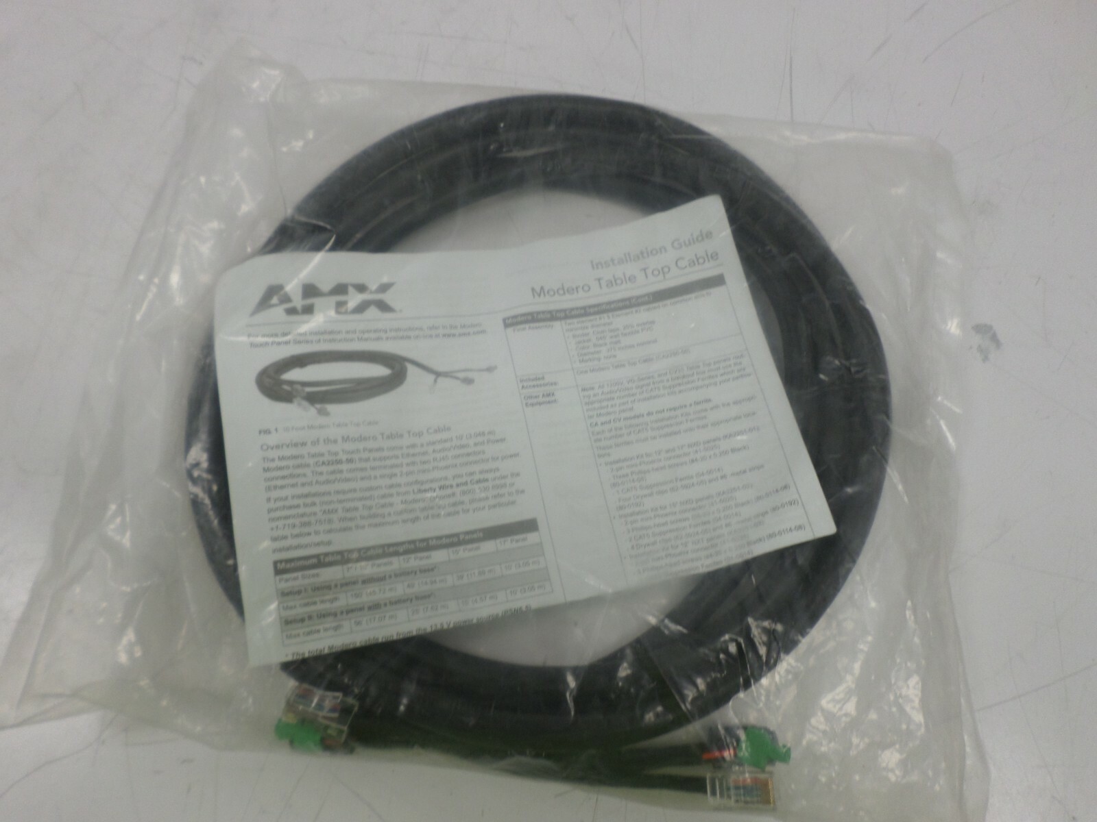 AMX Modero Table Top Cable | eBay