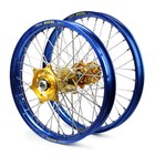 Yamaha YZ125 1998-2001 Wheel Set Blue Excel SNR MX Rims Gold Talon Hubs ...