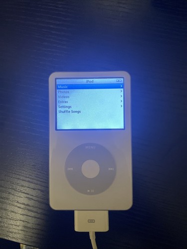 Apple iPod Classic 5th Gen. 30GB - White (MA002LL/A) Jailbroken With ...