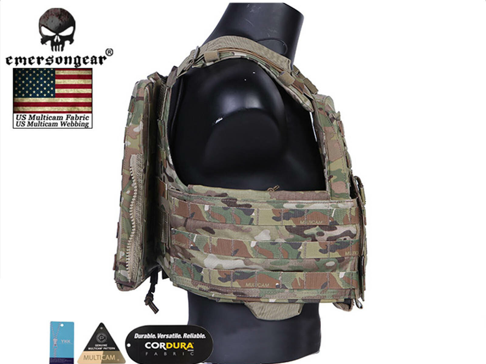 Emersongear CP Style CPC Tactical Vest Airsoft Combat Molle Vest EM7400 ...