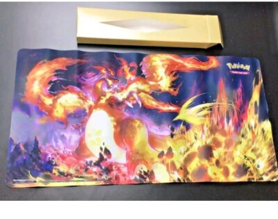Pokemon TCG - CHARIZARD VMAX UPC - Playmat Brand New Waifu Mat in Box ...