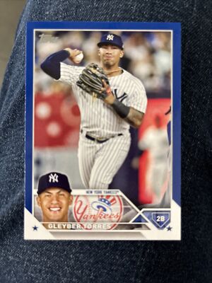 2023 Topps Series 1 Gleyber Torres Blue Border #299 - New York Yankees ...
