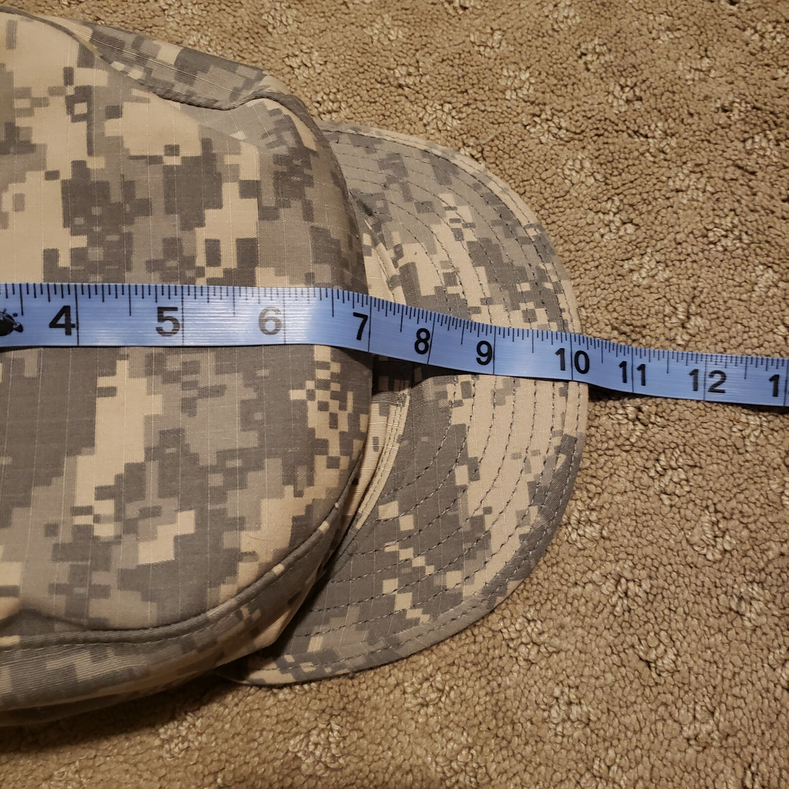 Vintage Military Patrol Cap SPM1C1-12-D-N020 Digital Camo Men's 7.5 ...