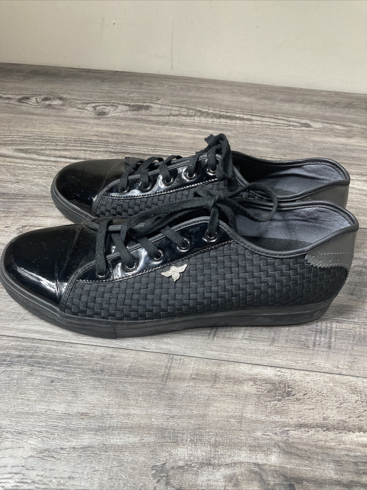 Mens CREATIVE REACTION Black Fashion Sneakers Size 13… - Gem