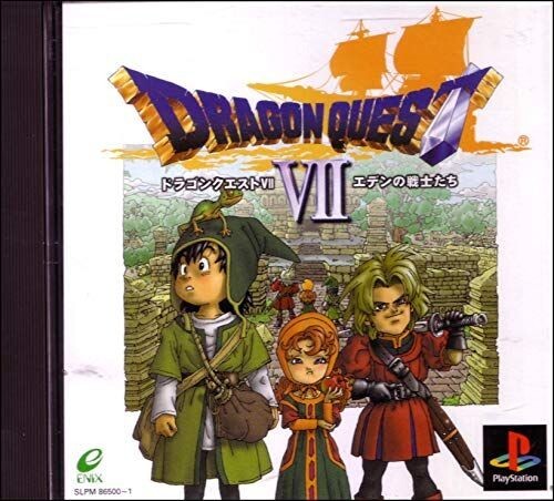 PS1 SQUARE ENIX Dragon Quest Ⅶ 7 Playstation 1 Japanese Game Soft ...
