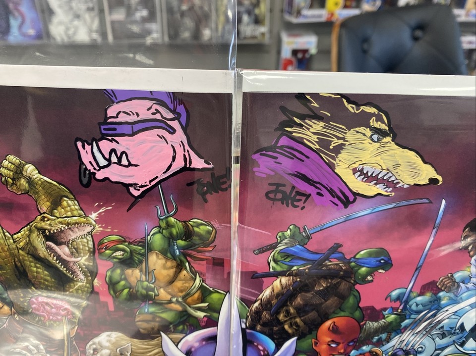 TMNT #132 & ARMAGEDDON GAME #1 *CONNECTING VARIANTS REMARKED BY TONE ...