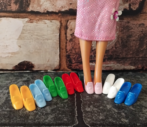Barbie Doll Pilgrim Shoes Bundle Vintage Mod Era? Unmarked Read ...