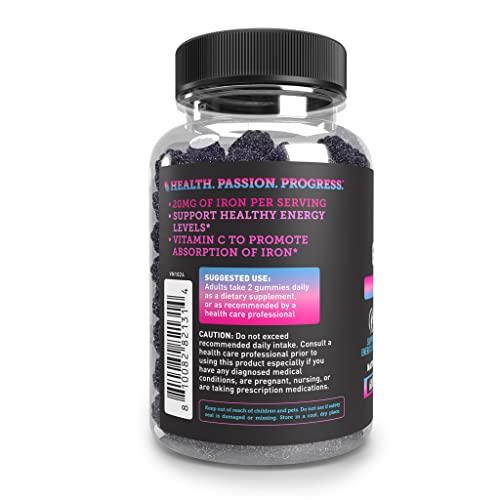 Iron Gummies with Vitamin C | Support Energy Levels, Red Blood Cells ...