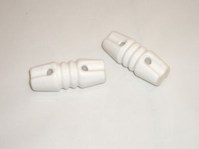 WORKMAN DOB2 CERAMIC DOG BONE ANTENNA END INSULATORS 2PC PAIR | eBay