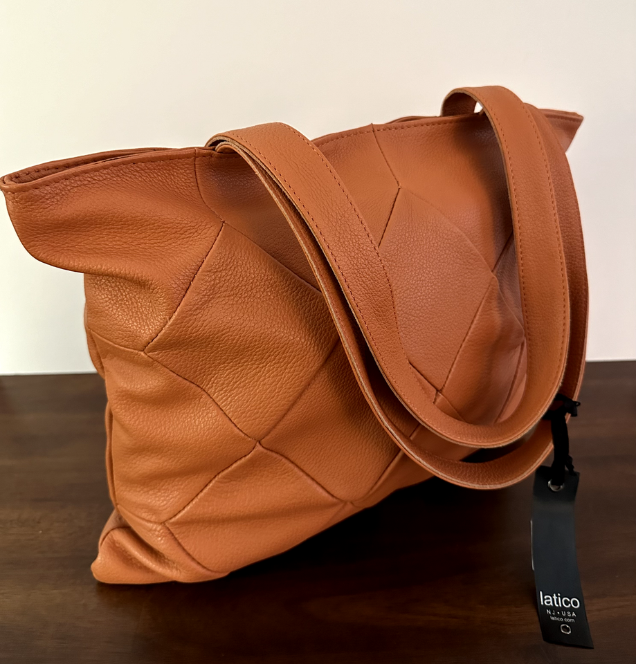 Latico Women's Genuine Leather Handbag Shoulder Bag Tote Never Used ...