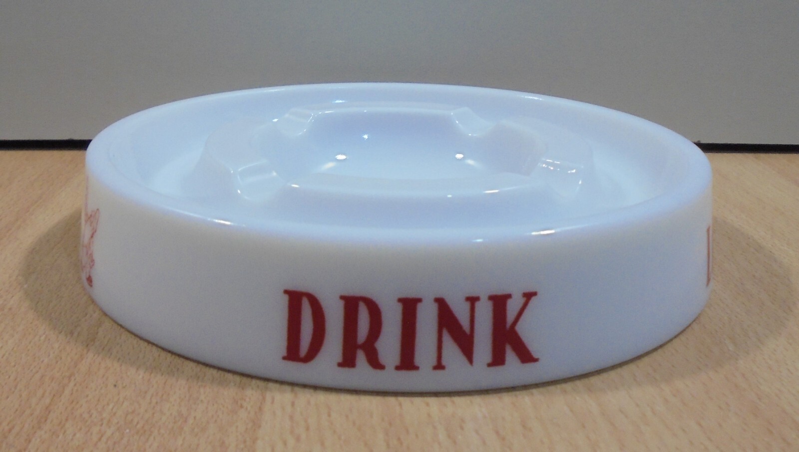 DRINK LOUTER KABOUTER ADVERTISIGN VTG GLASS ASHTRAY | eBay