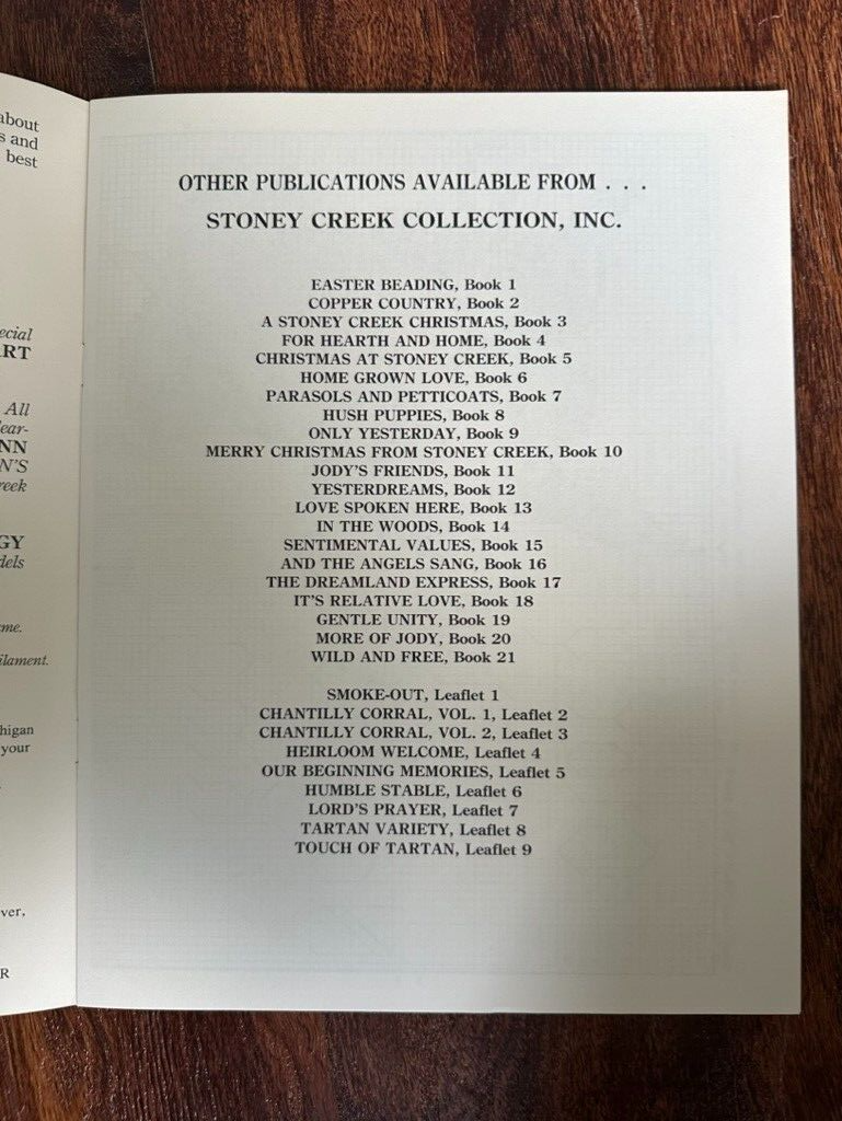 Stoney Creek “And The Angels Sang” Book 16 Cross Stitch Chart 1985 ...