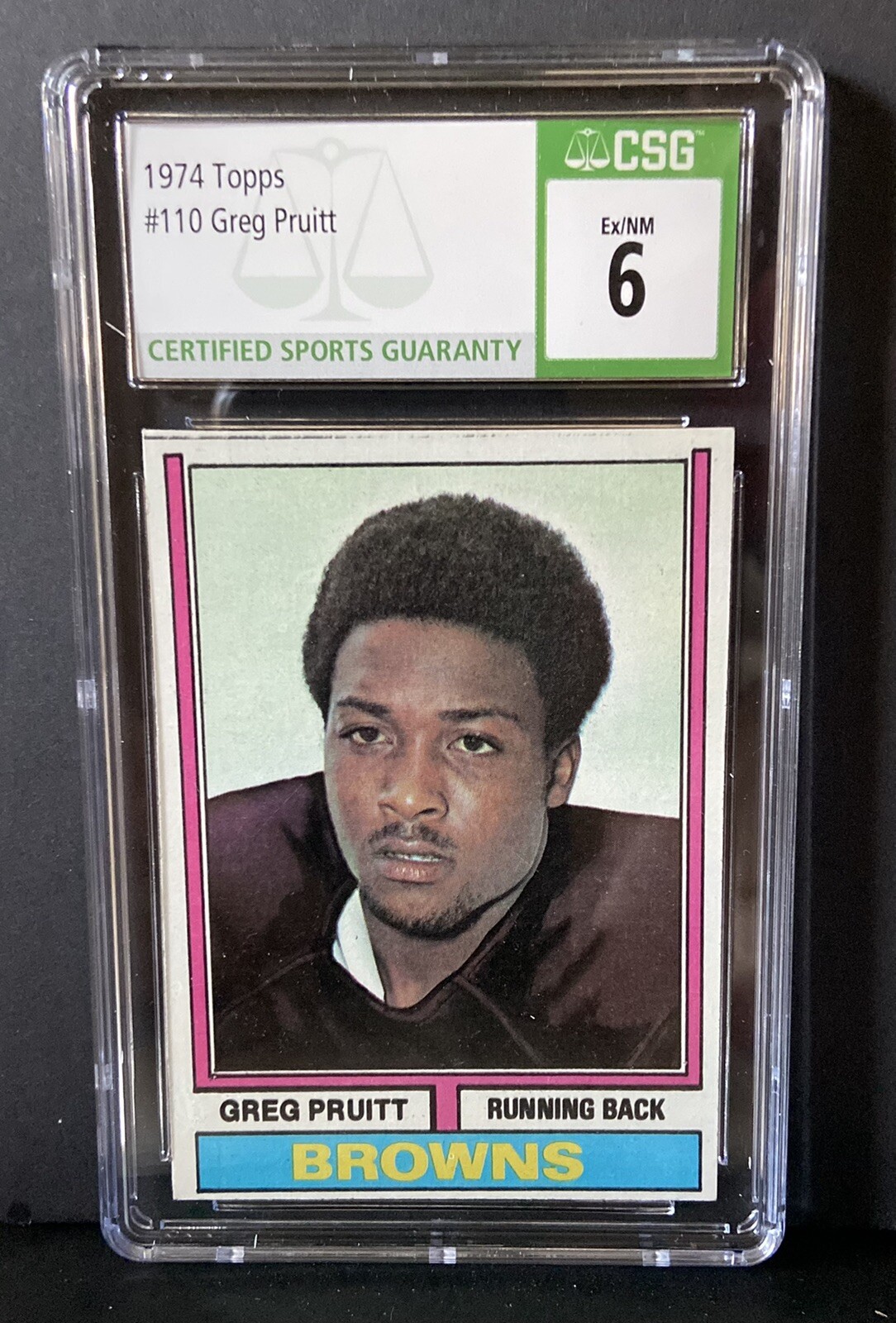 1974 Topps - Greg Pruitt #110 (RC) for sale online | eBay