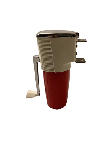 VTG Swing-A-Way Hand Crank Wall mount Ice Crusher Cup Red | eBay