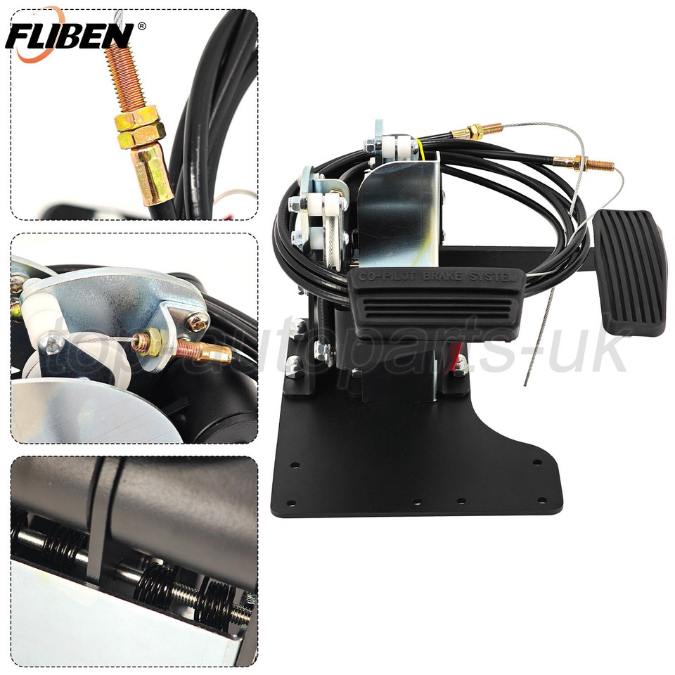 ACAR-B7D Dual Control Car Gas Brake Accelerate Dual Controls Kit Driver ...