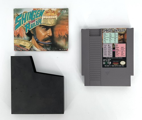 Shingen the Ruler (Nintendo Entertainment System, 1990) Cartridge and ...
