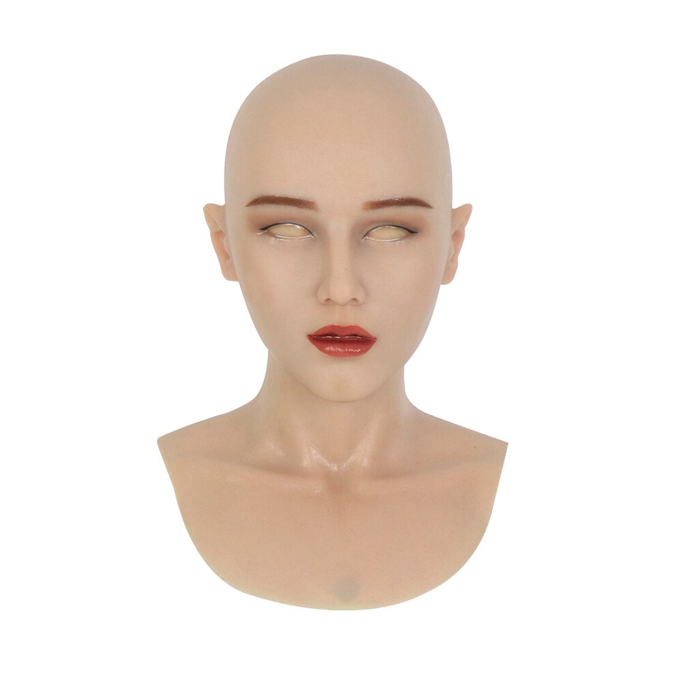 KnowU Cosplay Silicone Headgear Female Permanent Make Up Transgender | eBay