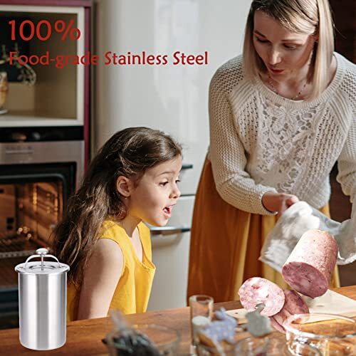 Stainless Steel Ham Maker. Meat Press Mold For Deli Meats Homemade ...
