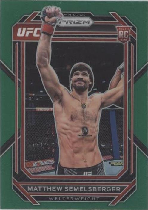 2023 Panini Prizm UFC - Matthew Semelsberger #152 Green Prizm (RC) for ...