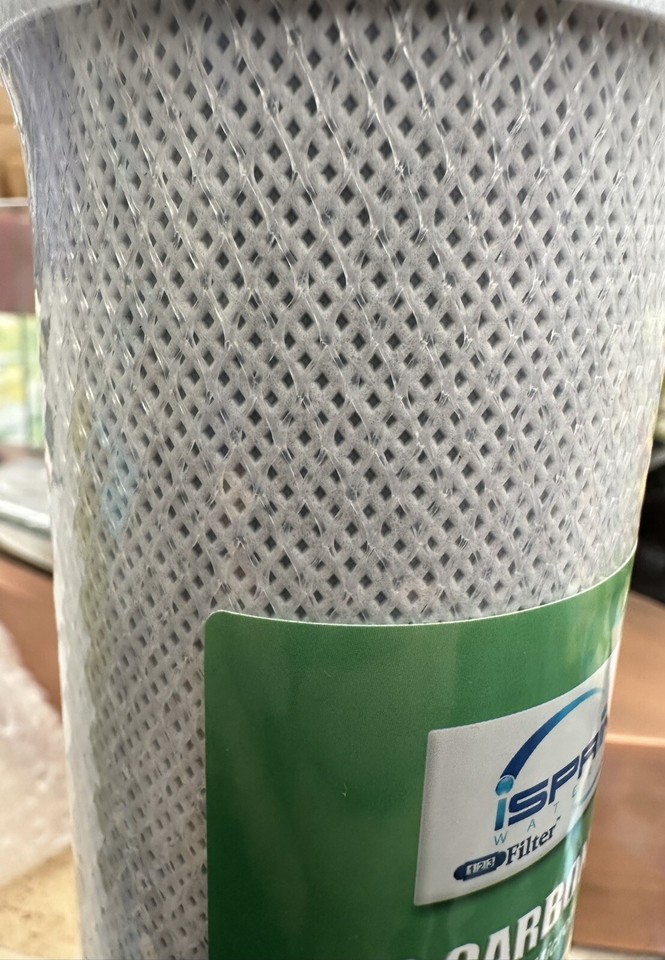 iSpring FC15 5 Micron 10" Replacement CTO Carbon Water Filter Cartridge ...