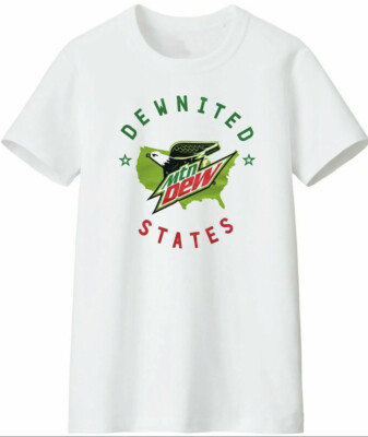 Mountain Dew Shirt - Dewnited States Eagle Mountain Dew Logo T-Shirt ...