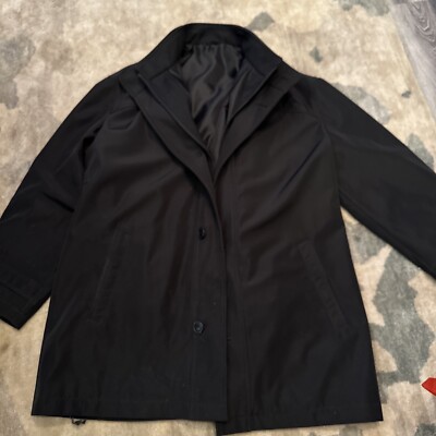 Jean Paul Germain Paris Coat Sz Large Black | eBay