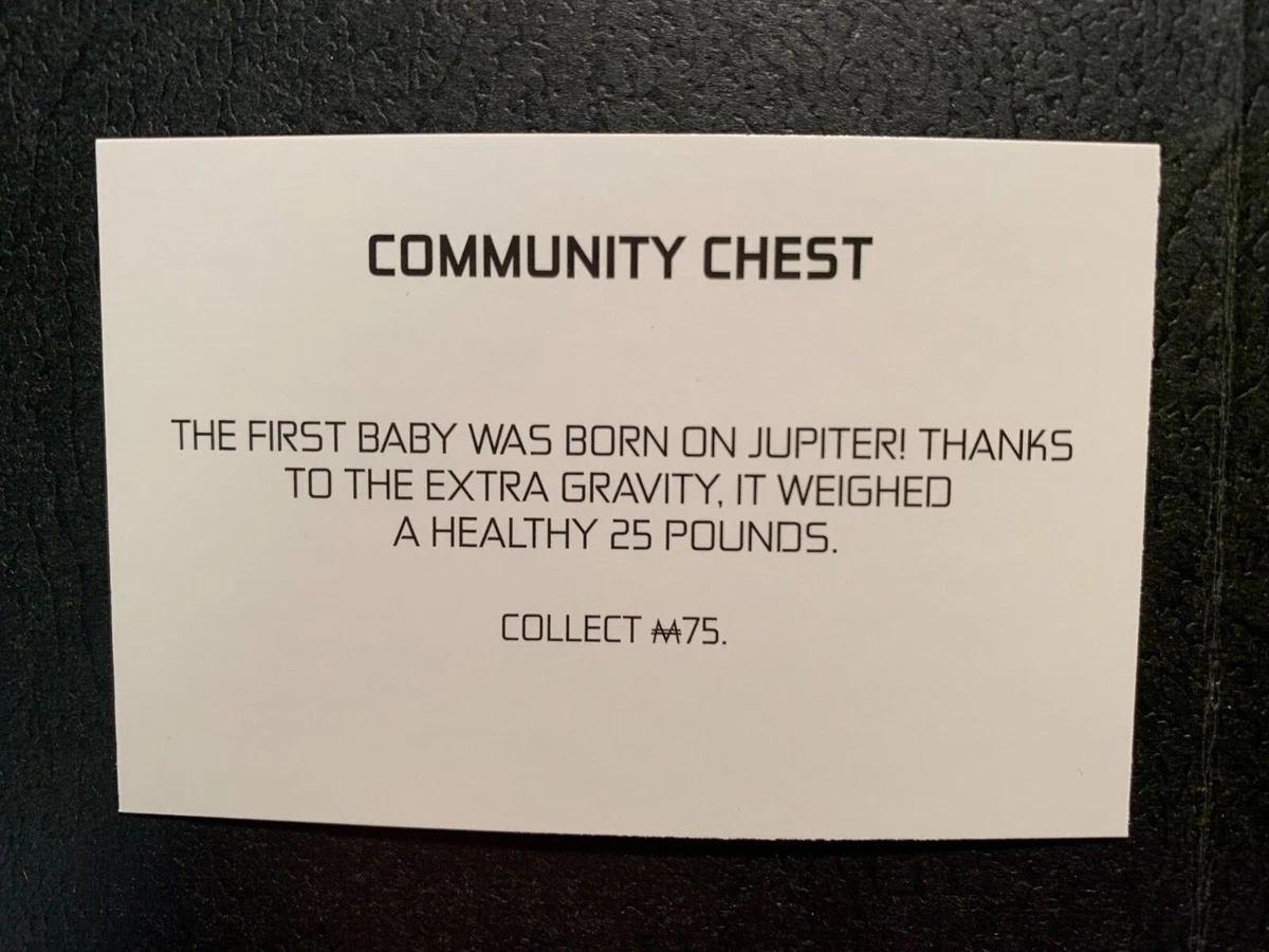 Monopoly Community Chest Space