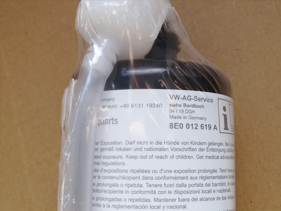 GENUINE VW AUDI SEAT SKODA TYRE PUNCTURE REPAIR SEALANT GLUE BOTTLE 03/ ...