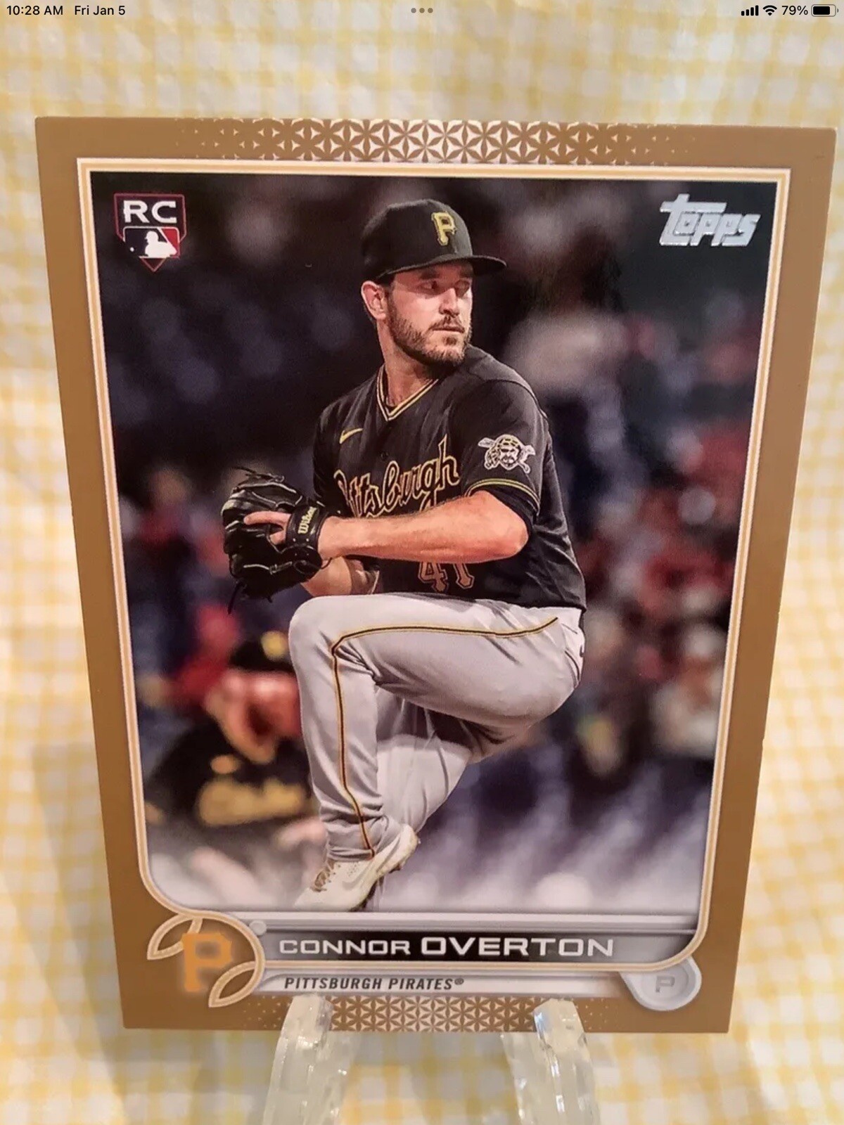 2022 Topps #339 Connor Overton RC - Gold /2022 NM | eBay