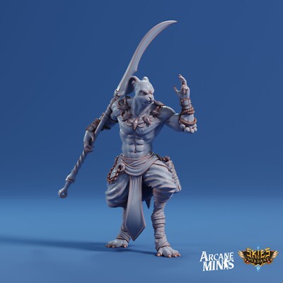 Rabbitfolk Monk Pose 2 | D&D Miniature Dungeons and Dragons Warrel ...