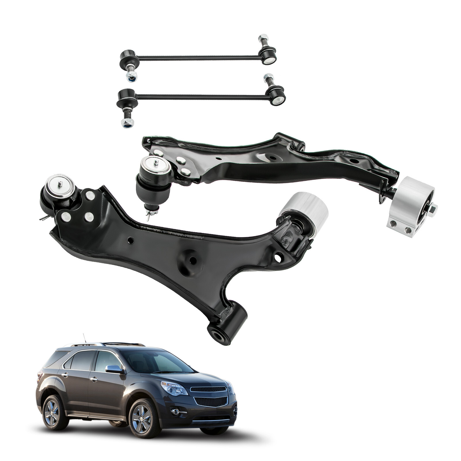 4x Front Lower Control Arms Ball Joint For Chevy Equinox GMC Terrain ...