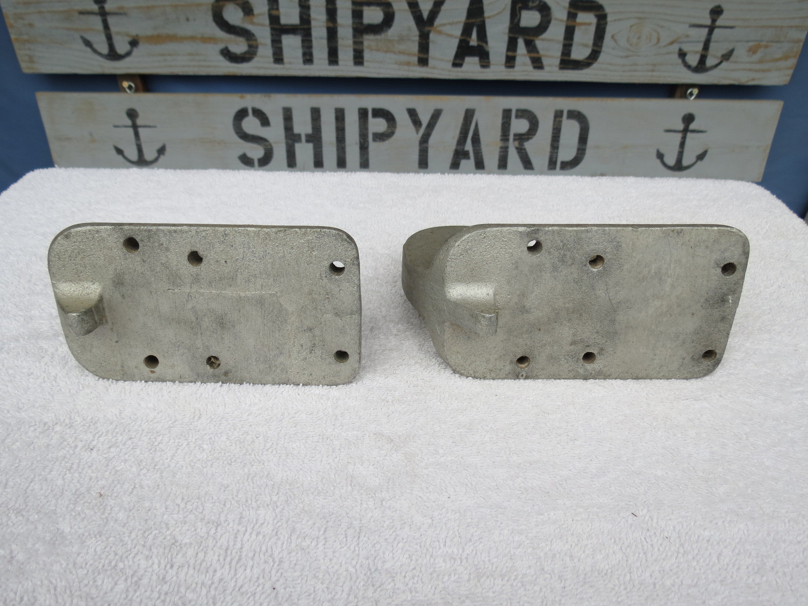 ALUMINUM DORY BOAT HOOK BRACKETS SNAP CLEATS CHOCKS (D3.5A231) | eBay