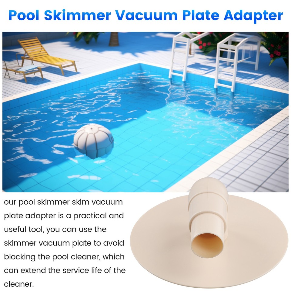 Pool Skimmer Vacuum Plate and 90 Degree Elbow Replace Above Ground ...