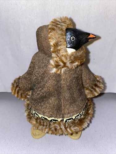Eskimo Penguin Figurine in Snow Shoes | eBay