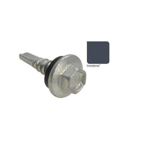 Qty 200 NEO Hex 10g (16tpi) x 25mm Metal Self Drilling Cladding Screw ...
