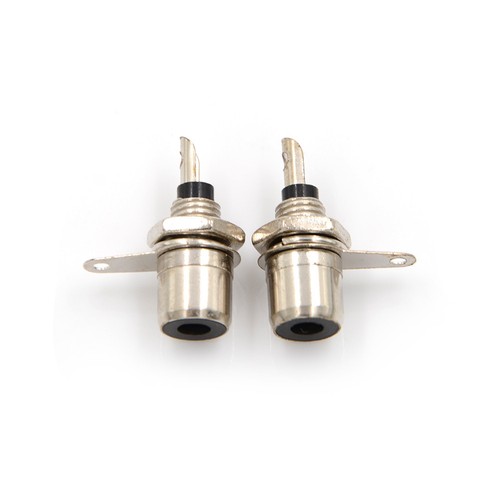 4pc Amplifier Metal RCA Phono Chassis Panel Mount Female Socket Connec ...