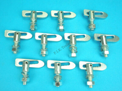 10 x Baby Antiluce M8 x 20mm Tail Gate Drop Lock Catch Fastener Trailer ...