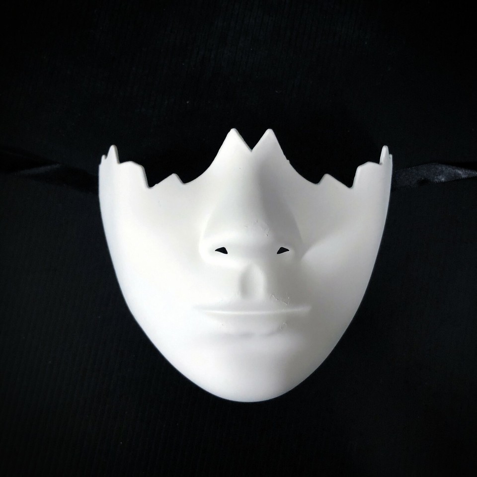 Half Face Mouth Masquerade Masks Halloween Party Masks Cosplay Costume ...